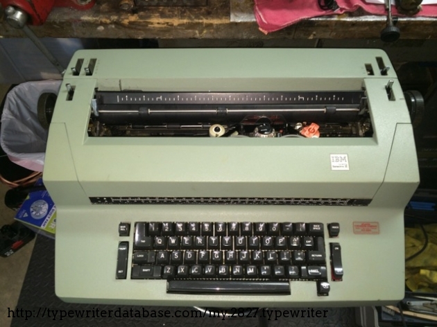 1975 IBM Selectric II on the Typewriter Database