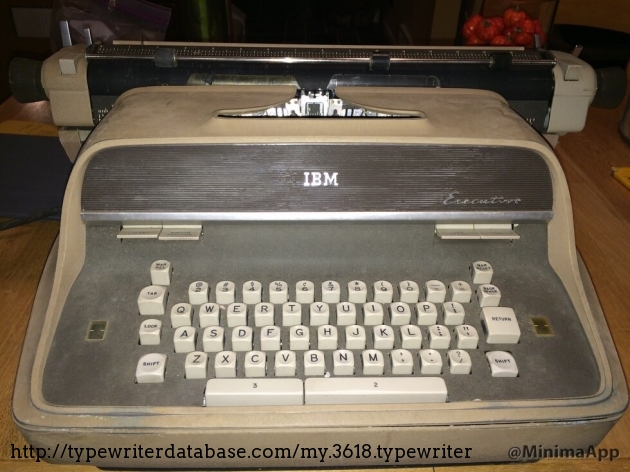 1960 IBM Model C Executive on the Typewriter Database