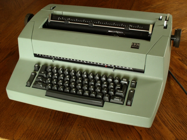 1975 IBM Selectric II on the Typewriter Database