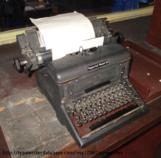 195X Imperial 60 on the Typewriter Database