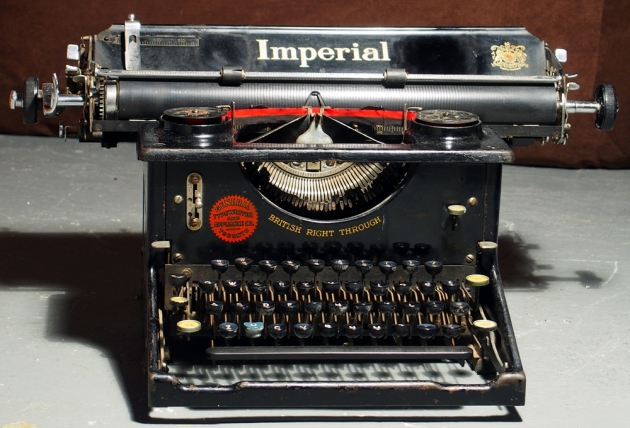 1933 Imperial 50 on the Typewriter Database