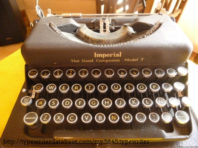 193X Imperial Model T on the Typewriter Database