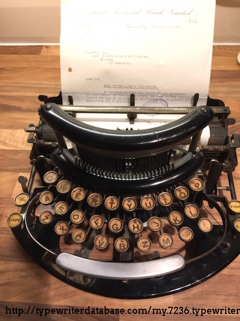 191X Imperial Model B on the Typewriter Database