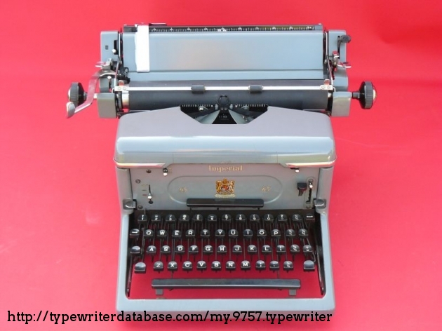 1953 Imperial 65 on the Typewriter Database