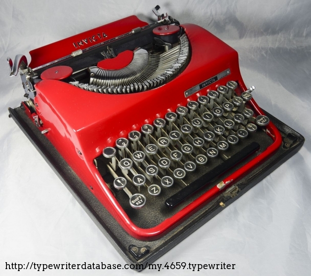 1949 Invicta MP1 on the Typewriter Database