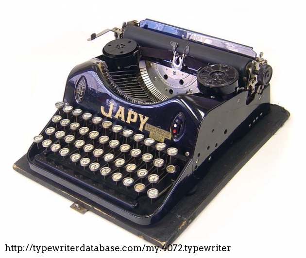 1931 Japy V on the Typewriter Database