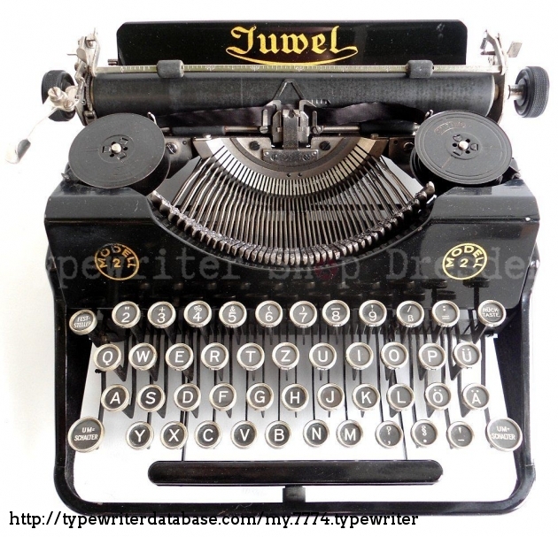 1937 Juwel 2 on the Typewriter Database