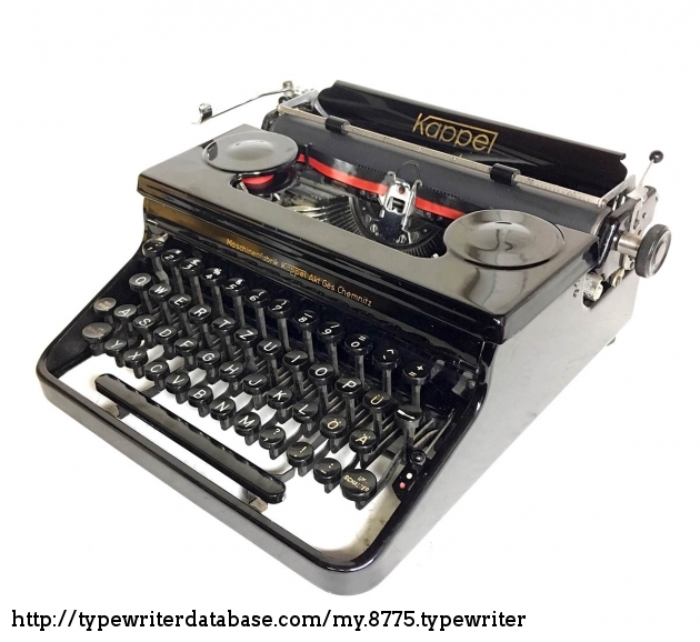 1945 Kappel VA on the Typewriter Database