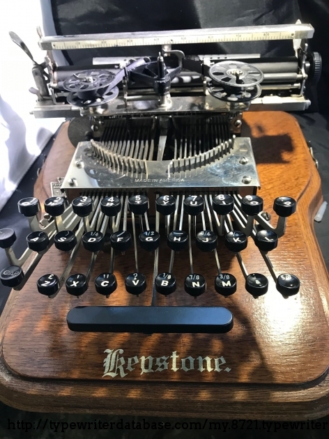 1899 Keystone 1 on the Typewriter Database