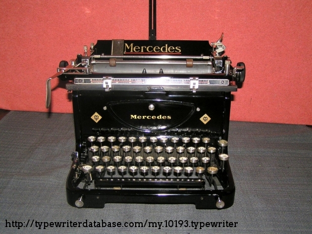 1938 Mercedes 6 Express on the Typewriter Database