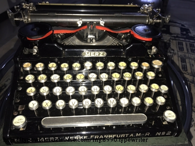 1927 Merz 2 on the Typewriter Database