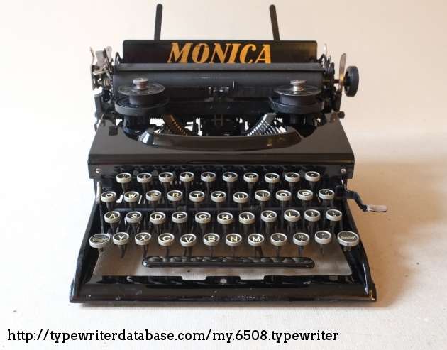 1927 Monica 3 on the Typewriter Database