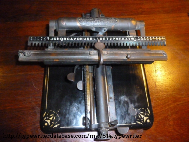 1893 New American 5 on the Typewriter Database
