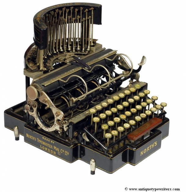1892 North Typewriter on the Typewriter Database