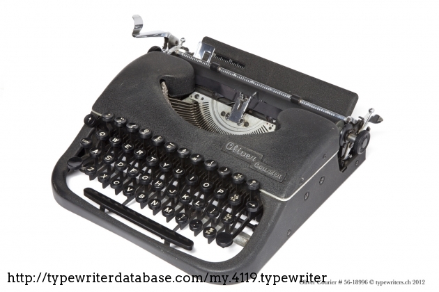1956 Oliver Courier on the Typewriter Database