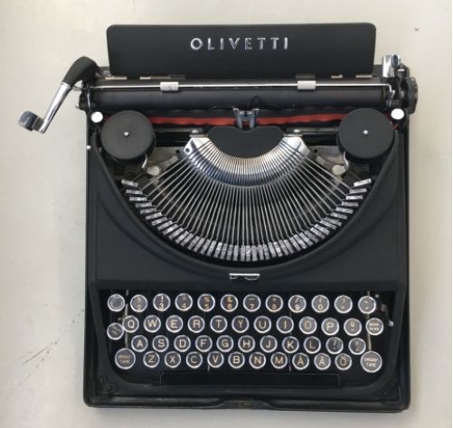 1941 Olivetti MP1 "Ragnar Berg Aktiebolag" on the Typewriter Database