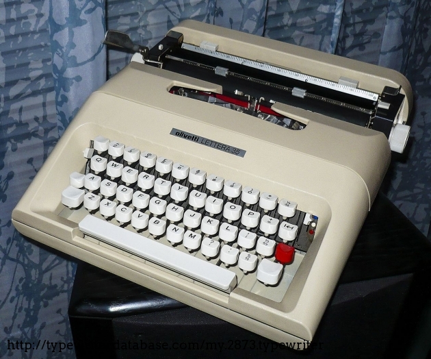 197x Olivetti Lettera 35 on the Typewriter Database