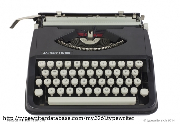 198x Olivetti Anitech MS100 on the Typewriter Database