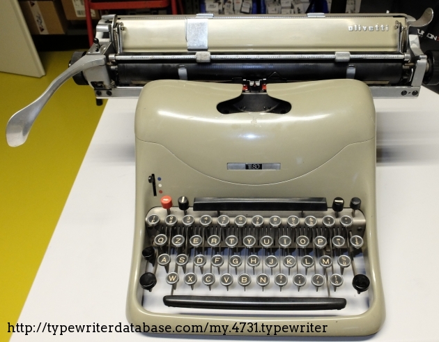 1948 Olivetti M80 on the Typewriter Database
