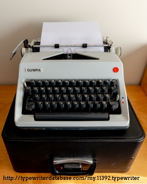 1970 Olympia SM9 on the Typewriter Database