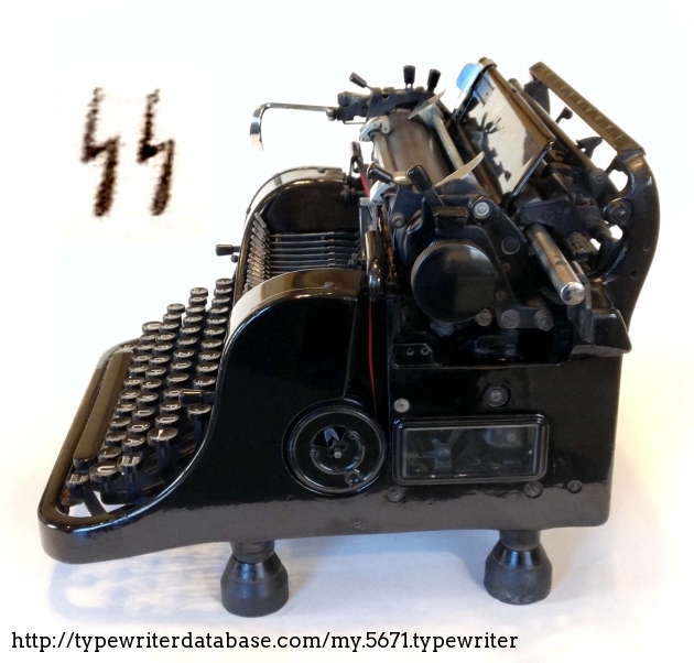 1943 Olympia 8 on the Typewriter Database