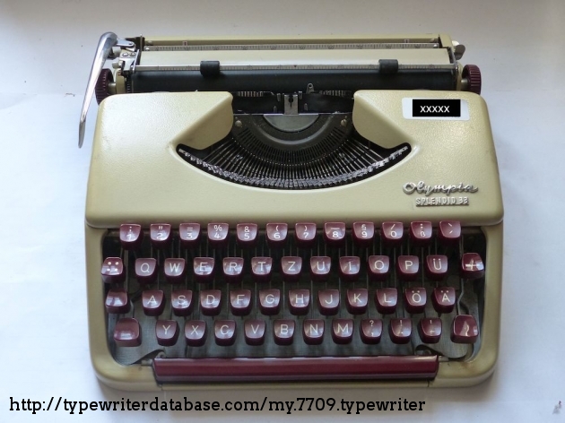 1961 Olympia Splendid 33 on the Typewriter Database