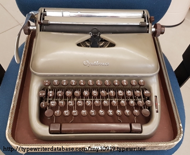 1958 Optima Elite 2 on the Typewriter Database