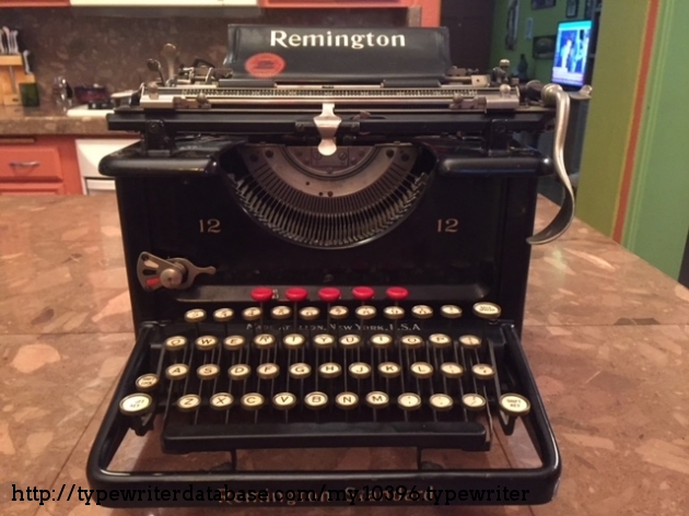 1924 Remington 12 on the Typewriter Database