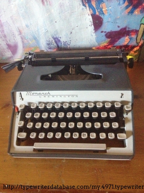1964 Remington Monarch on the Typewriter Database