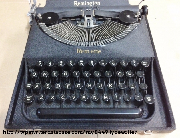 1939 Remington Remette on the Typewriter Database