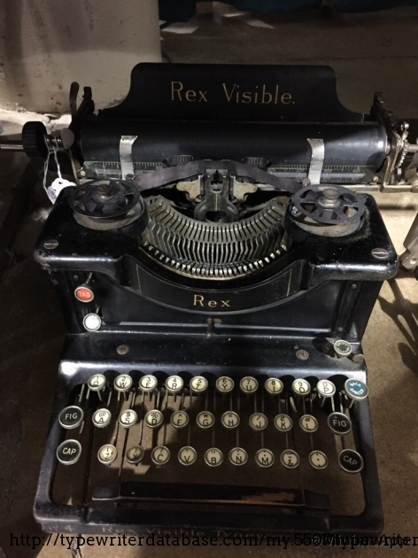 1916 Rex Visible 4 on the Typewriter Database