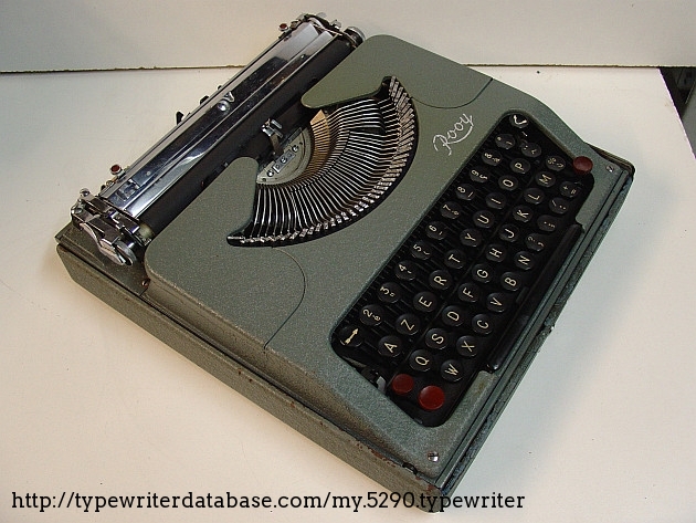 1951 Rooy portable on the Typewriter Database