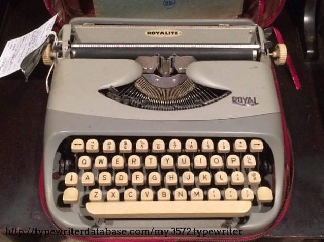 1958 Royal Royalite on the Typewriter Database