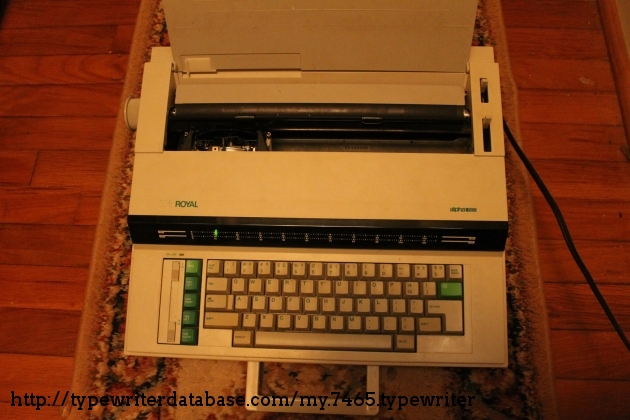 1985 Royal (Nakajima) Alpha 600 on the Typewriter Database