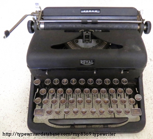 1947 Royal Arrow on the Typewriter Database
