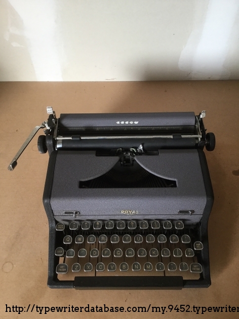 1949 Royal Arrow on the Typewriter Database