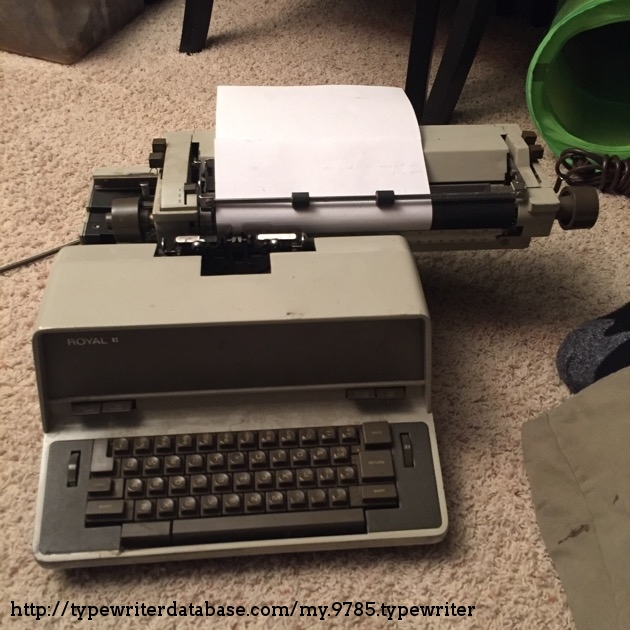 1969 Royal 565 on the Typewriter Database