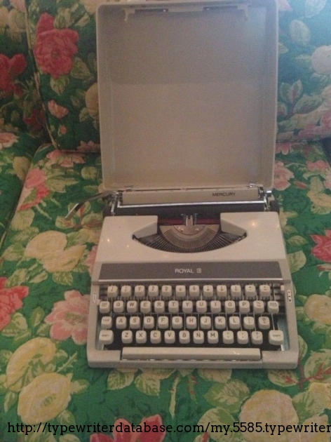 1967 Royal (Silver-Seiko) MERCURY on the Typewriter Database