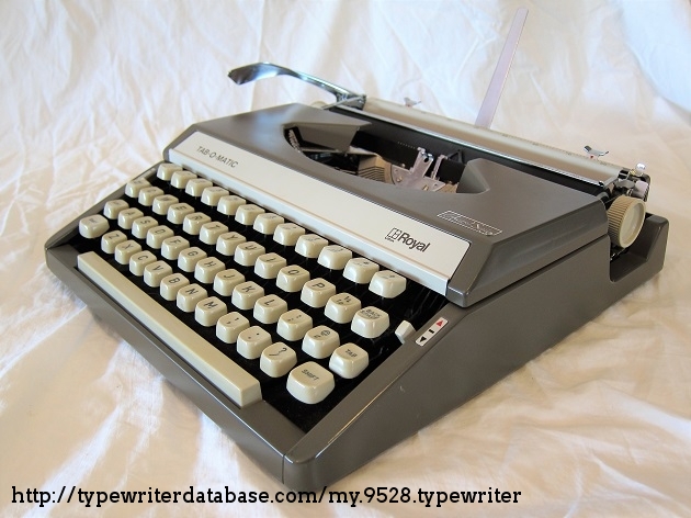 1971 Royal (Silver-Seiko) Tab-O-Matic on the Typewriter Database
