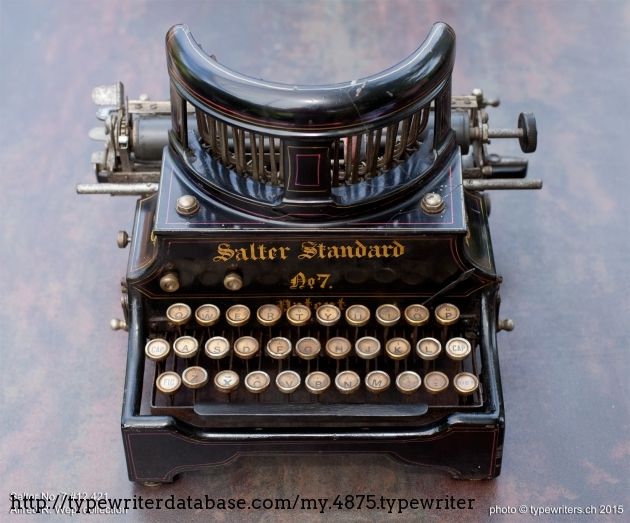 1907 Salter 7 on the Typewriter Database