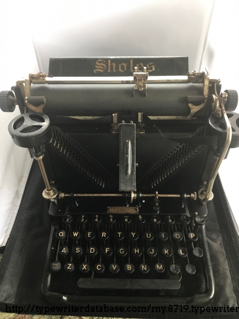 1901 Sholes Visible Sholes on the Typewriter Database