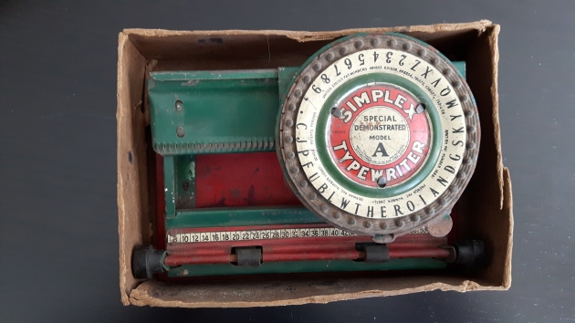 19XX Simplex Model A on the Typewriter Database