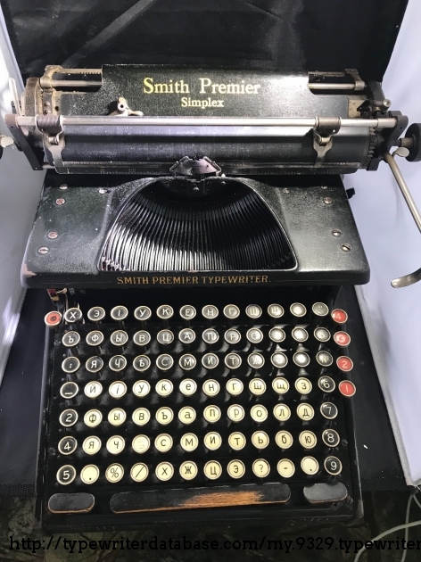 1914 Smith Premier 10 on the Typewriter Database