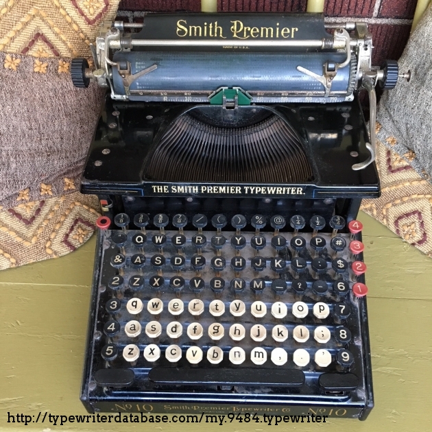 1911 Smith Premier 10 on the Typewriter Database