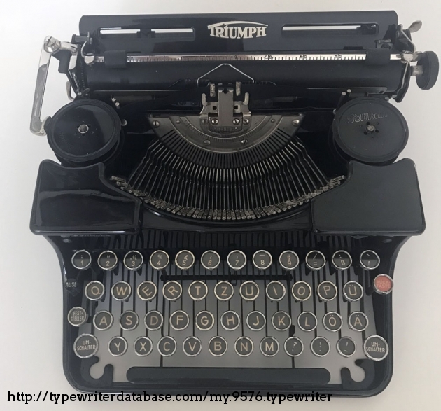 1939 Triumph Durabel on the Typewriter Database