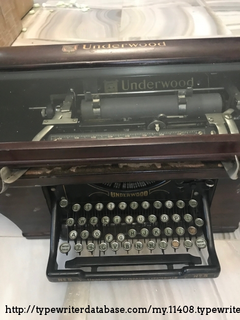1924 Underwood 5 on the Typewriter Database
