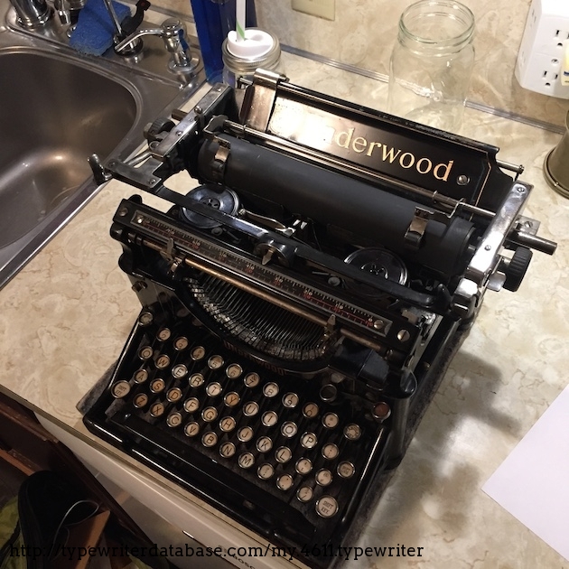 1920 Underwood 5 on the Typewriter Database