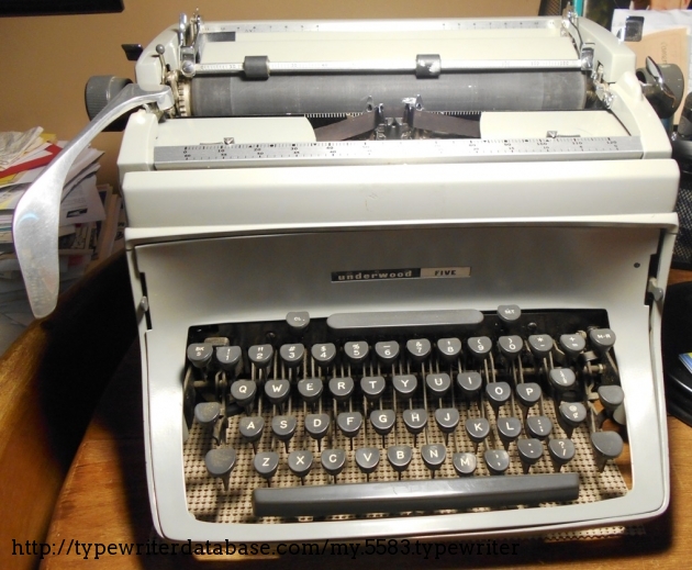 196X Underwood Touchmaster Five on the Typewriter Database