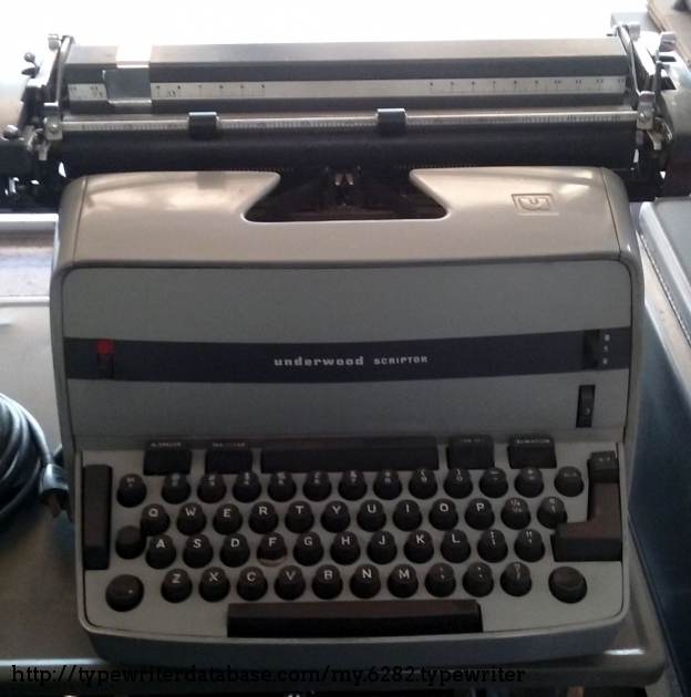1964 Underwood Scriptor on the Typewriter Database
