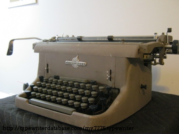 1955 Underwood SX on the Typewriter Database